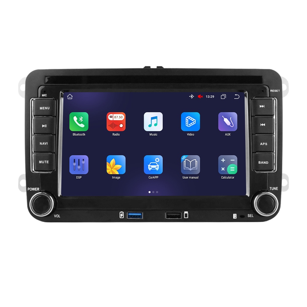 Navigatie Auto Android 12, slot SIM 4G, Display 7 inch, Carplay, WIFI ...