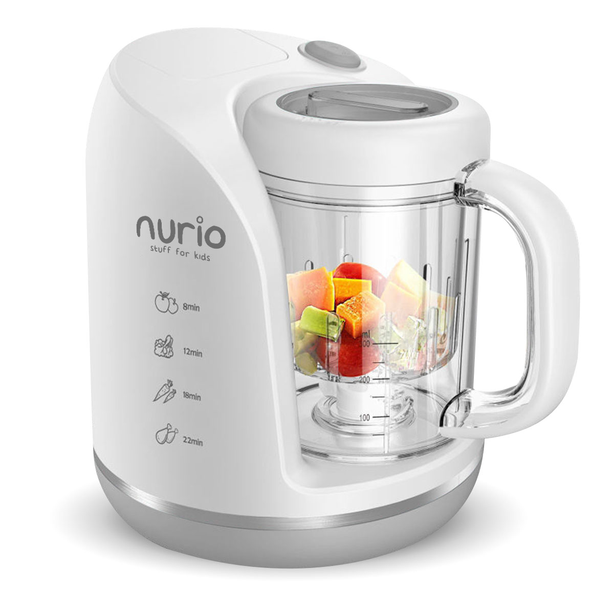Aparat de Gatit cu Abur si Blender 5 in 1 Nurio pentru Bebelusi si ...