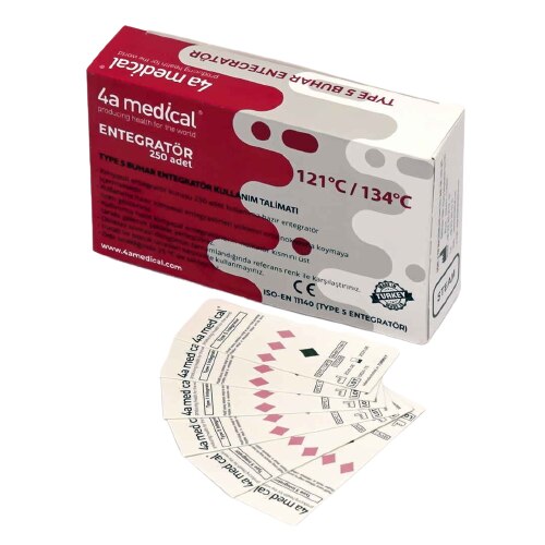 250 darabos készlet Rapid Autokláv Integrator Test, Class 5.4A Medical ...