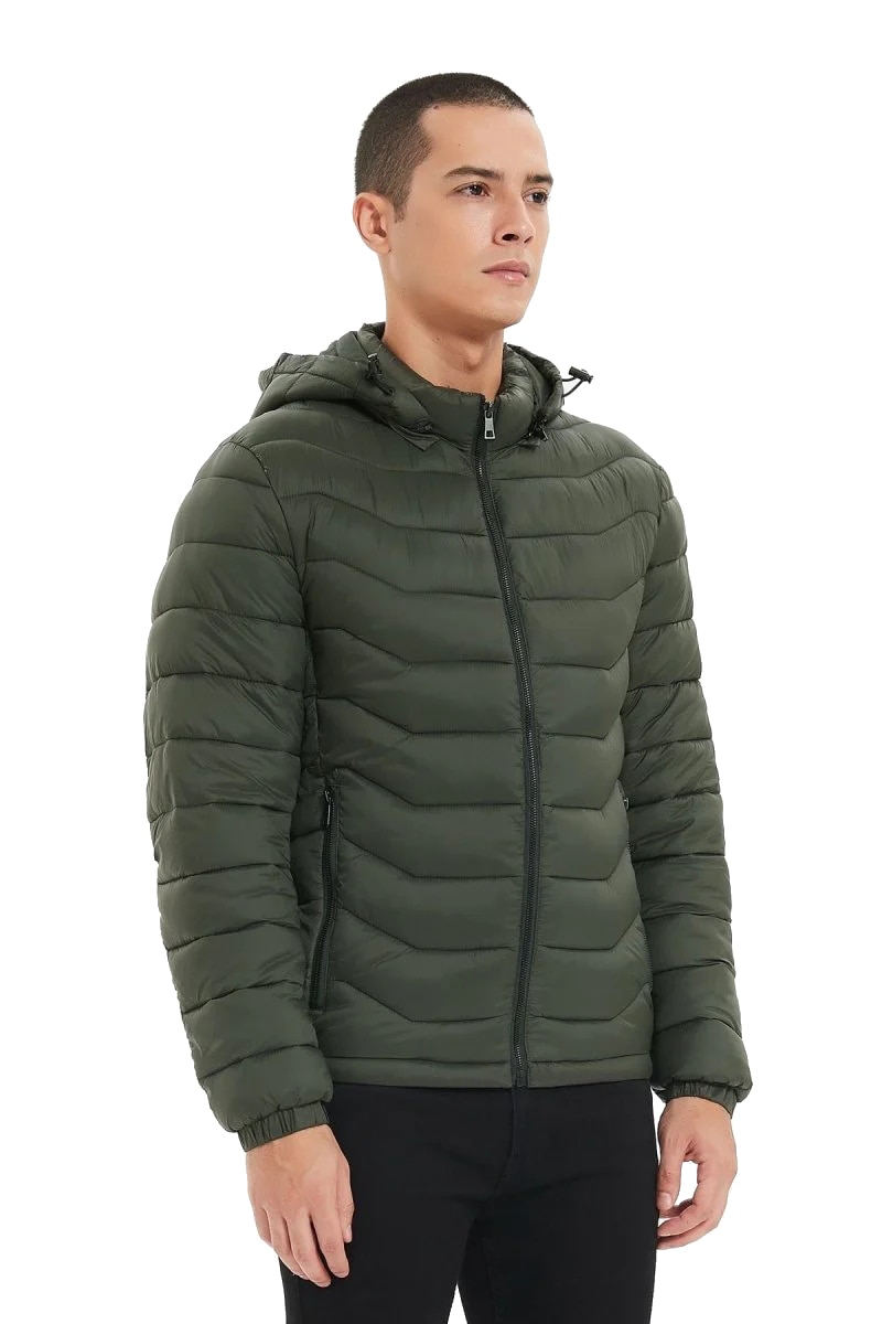 Geaca barbati KYMAXX JEAN 5232 Verde M - eMAG.ro