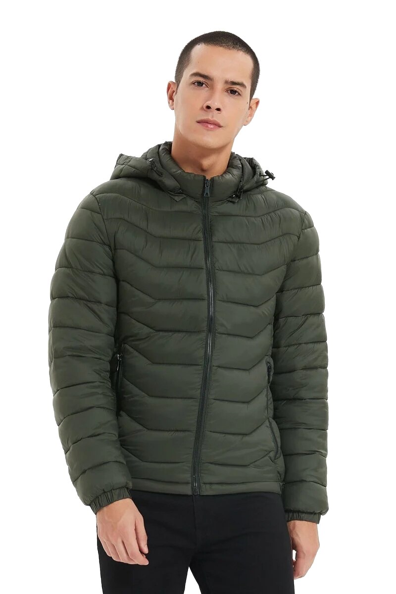 Geaca barbati KYMAXX JEAN 5232 Verde XL - eMAG.ro