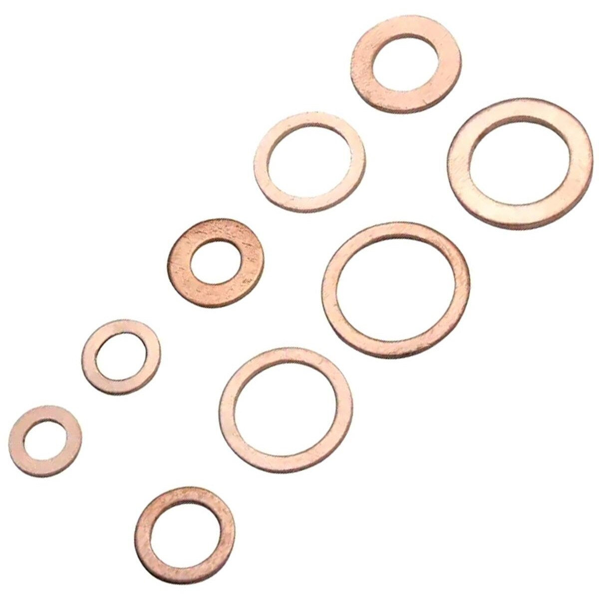 Set 200 de saibe din cupru, Zola®, diferite marimi, cutie depozitare ...