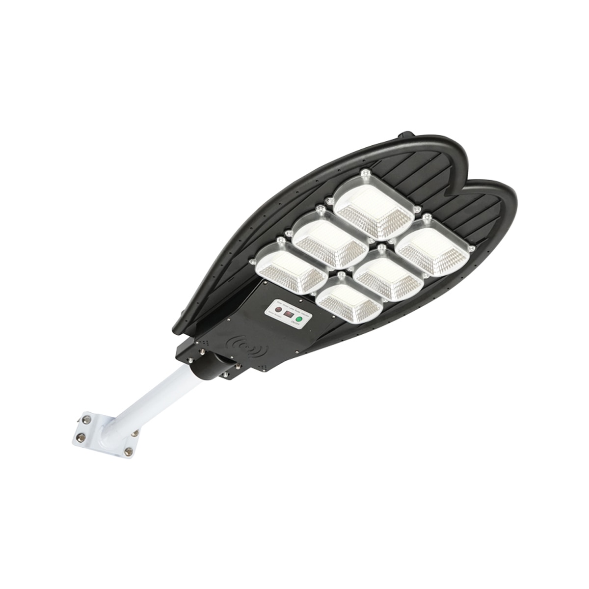 Lampa solara LED 300W pentru iluminat stradal cu panou solar si senzor ...