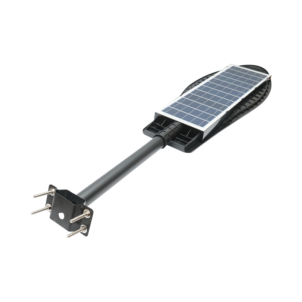 Lampa solara LED 200W pentru iluminat stradal cu panou solar si senzor ...