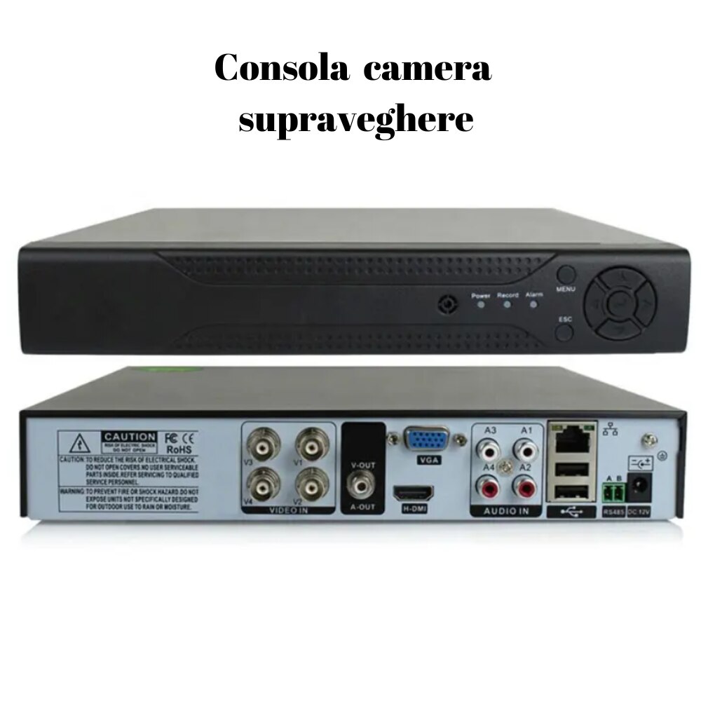 Система за наблюдение Alimar, комплект система от 4 камери, 4K HD - eMAG.bg