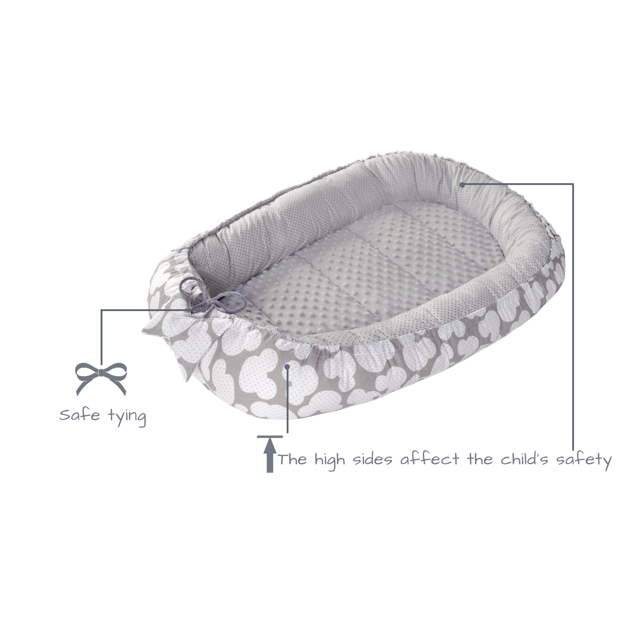 Set de 5 piese Cosulet bebe, Medi Partners, Model Mickey, cu insertie ...