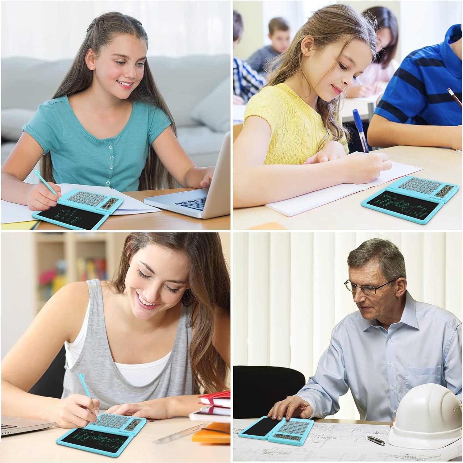 Calculator de birou, Achort, pliabil, cu tabla de scris, Ecran LCD ...