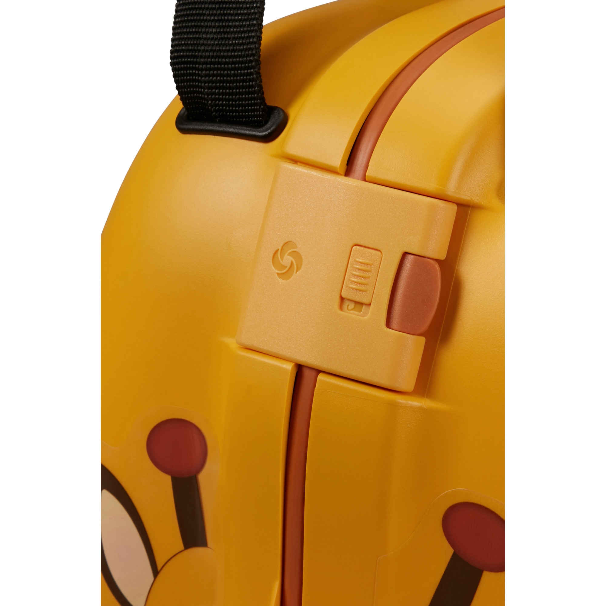 Valiza pentru copii, Samsonite, Polipropilena, Galben - eMAG.ro