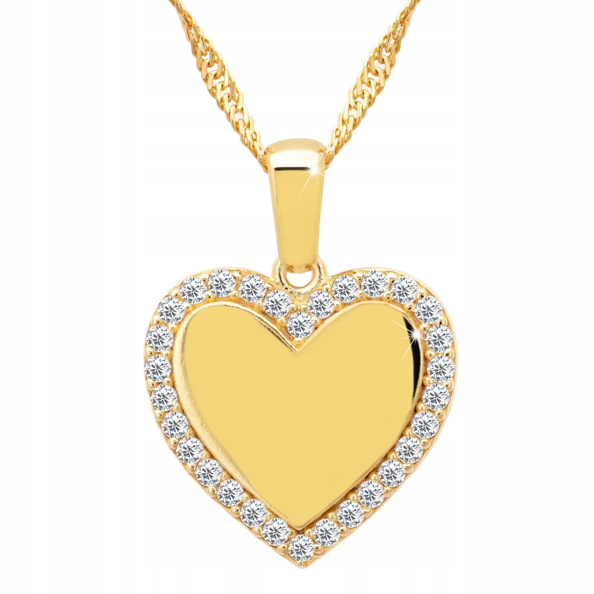 Colier, Larezo, de Aur, 925, Inima 3 - eMAG.ro