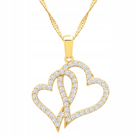 Colier, Larezo, de Aur, 925, Inima 1 - eMAG.ro