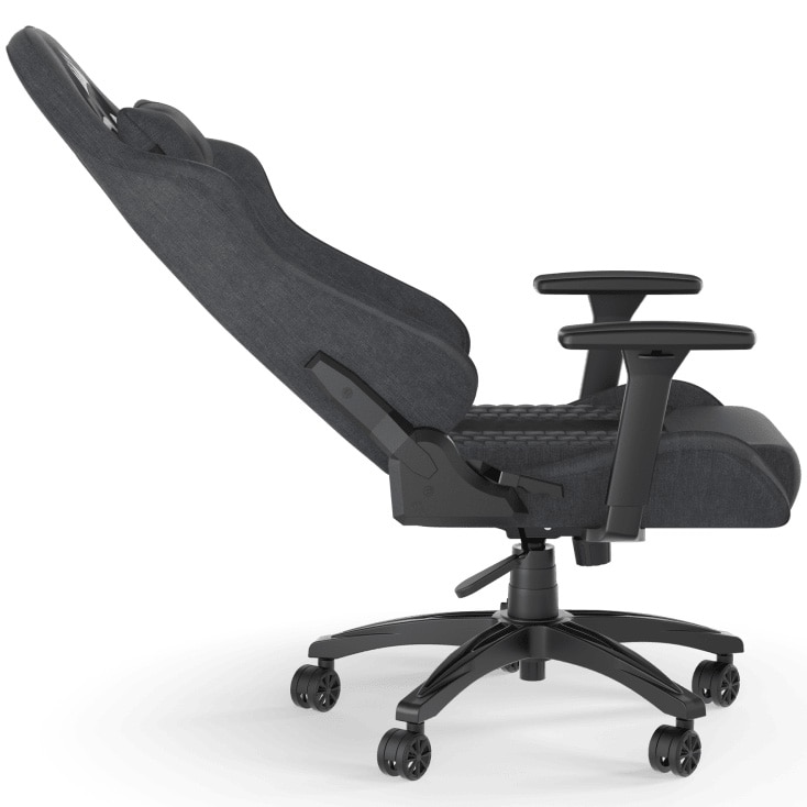 Scaun Gaming Corsair TC100 RELAXED, Textil, tetiera, Gri - Negru - eMAG.ro