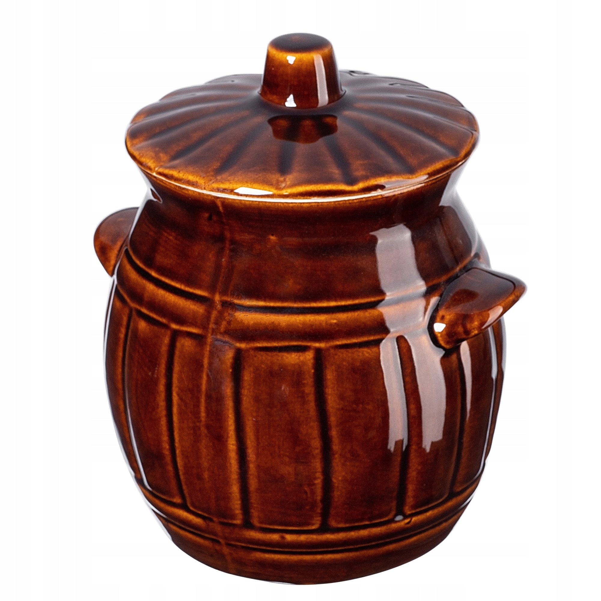 Butoi cu capac, KADAX, Gresie ceramica, 1.2L - eMAG.ro