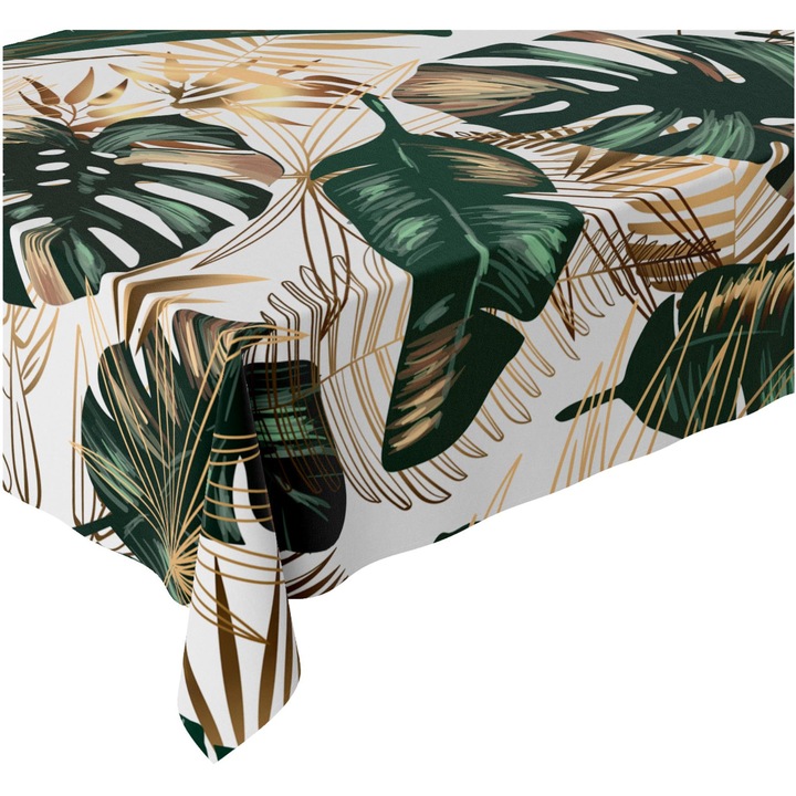 Fata de masa, HomeView, H-OBT050, 140x260, Rezistent la murdarie, Multicolor - eMAG.ro