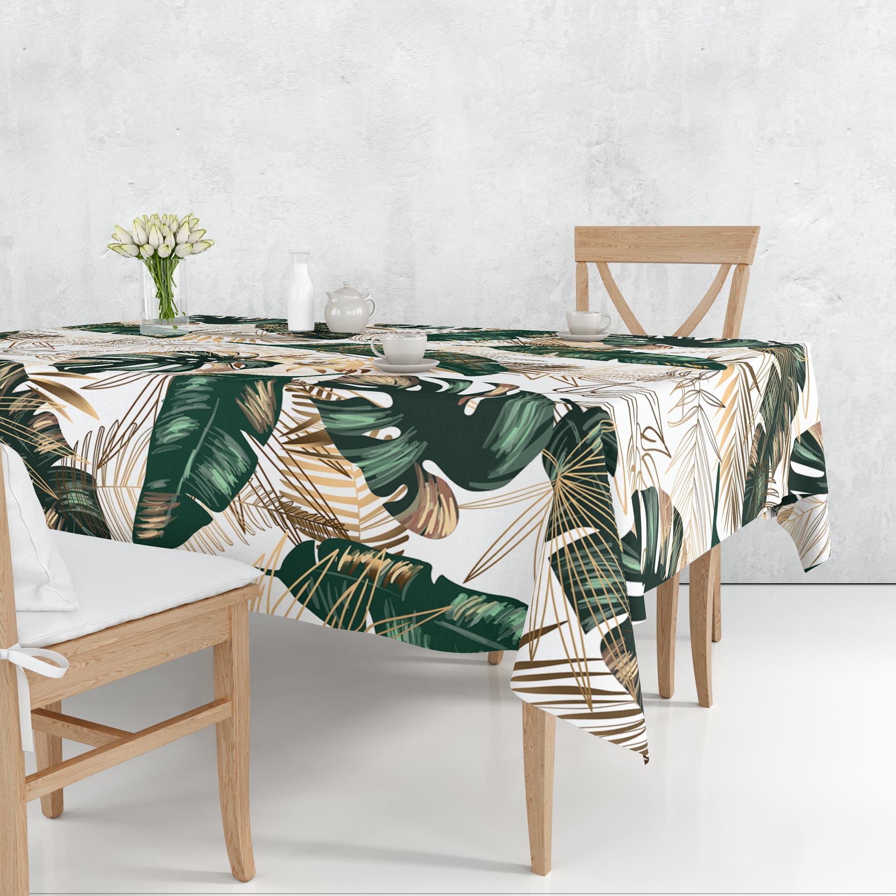 Fata de masa, HomeView, H-OBT050, 140x260, Rezistent la murdarie ...