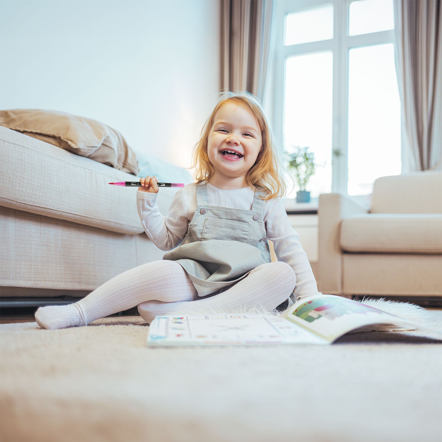 Set de 48 de carioci acuarela brush pen, RAGI, capete duble, cerneala ...