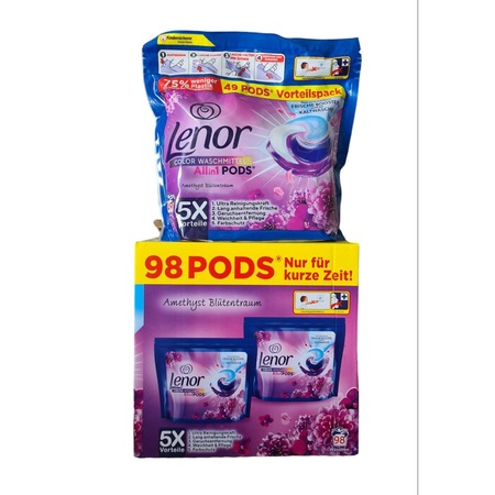 Detergent rufe automat Lenor Color, Amethyst & Floral Bouquet, 98 ...
