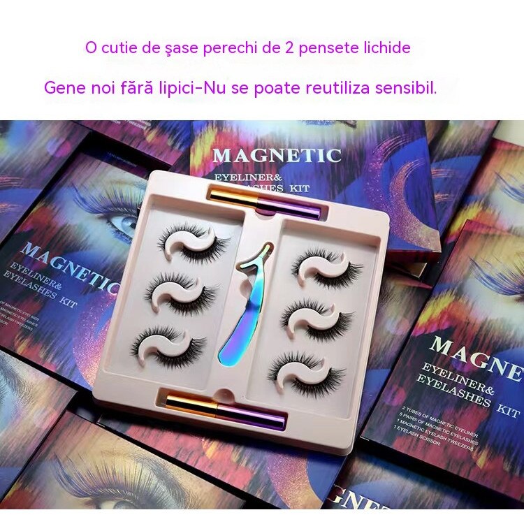 Set gene false magnetice, OIMG, 6 perechi, Negru - eMAG.ro