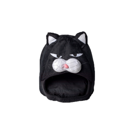 Patut Sylvester pentru pisici, Sarsaila, negru, 40 cm diametru, 50 cm ...