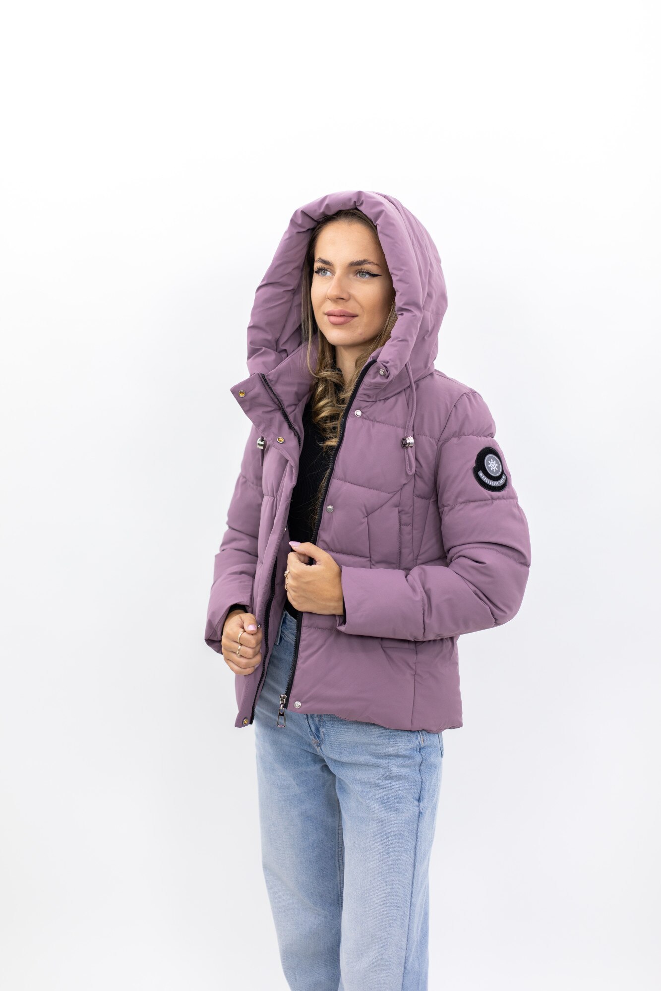 Geaca dama 253, Lila inchis, XL - eMAG.ro