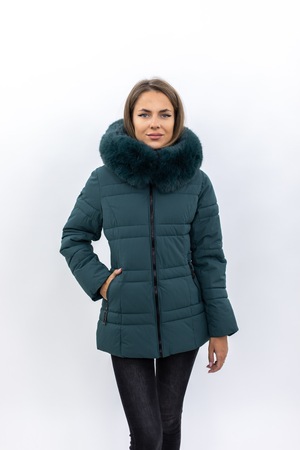 Geaca dama 2319, Verde inchis, S - eMAG.ro