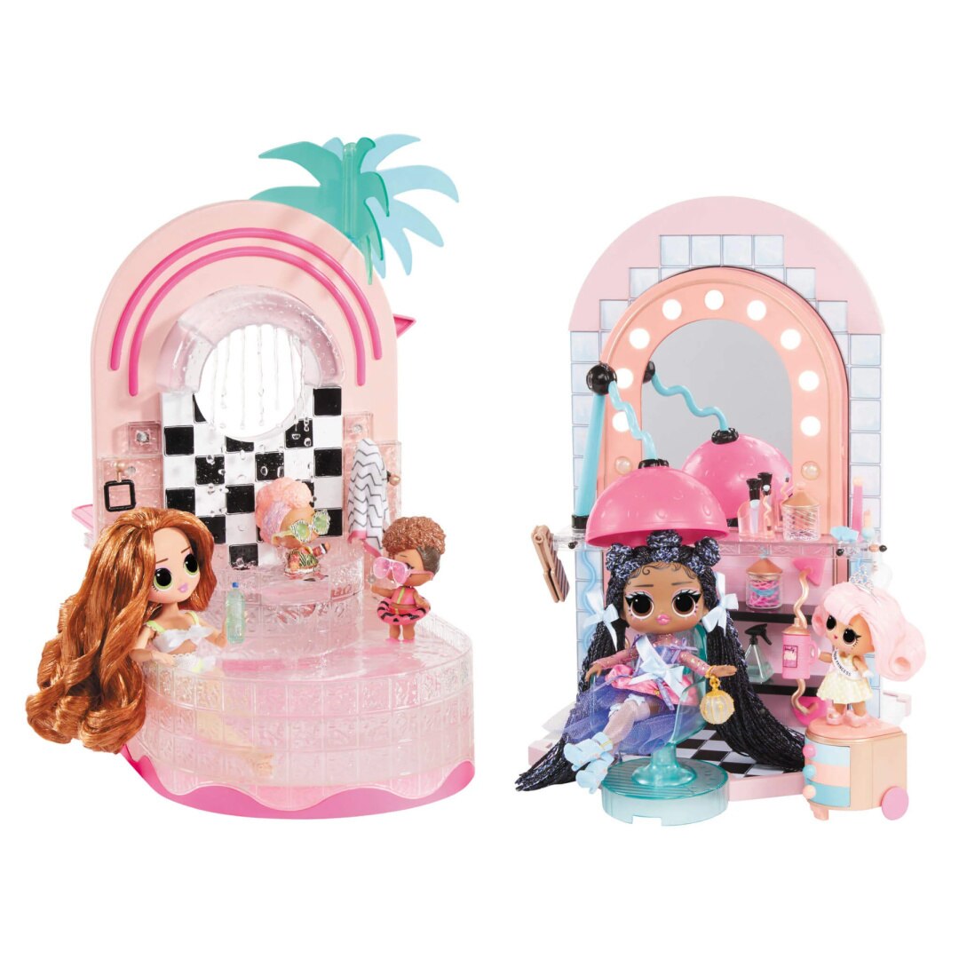 Set joaca coafor pentru papusi LOL Surprise, MGA, Plastic, Multicolor ...