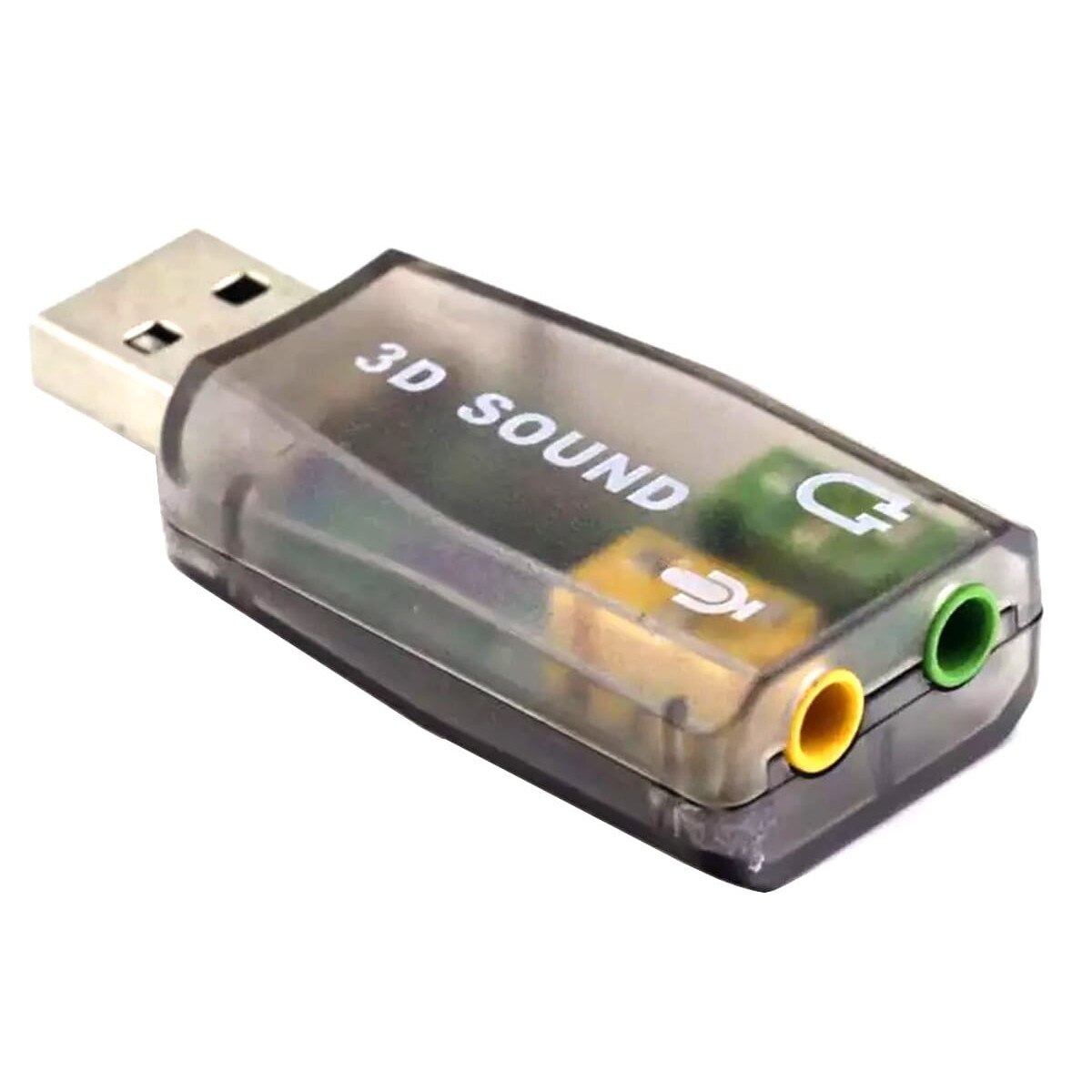 Placa de sunet, Aptel, Plastic, USB 2.0, Surround 3D, 3.5mm - eMAG.ro