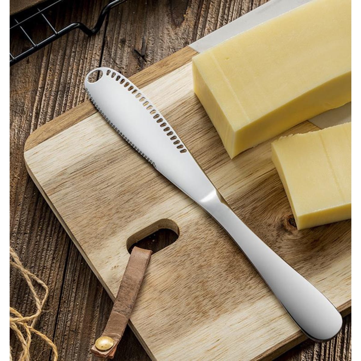 Cutit de unt cu gauri, ZakupyTV, Otel - eMAG.ro