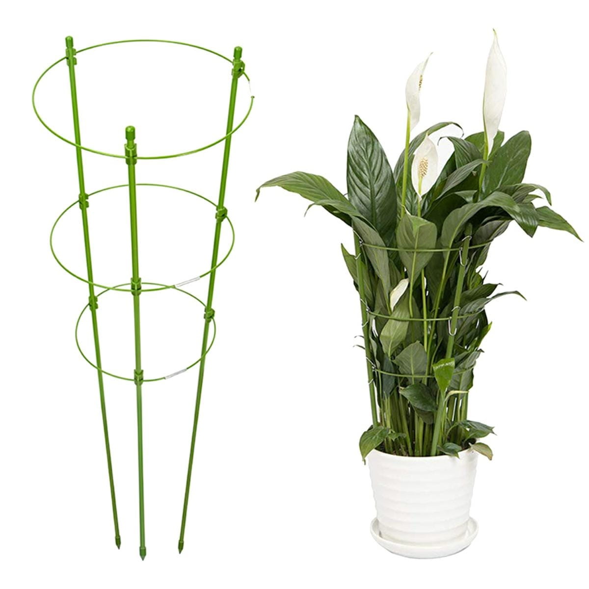 Подпора за растения, ZakupyTV, стомана, 60 см - eMAG.bg