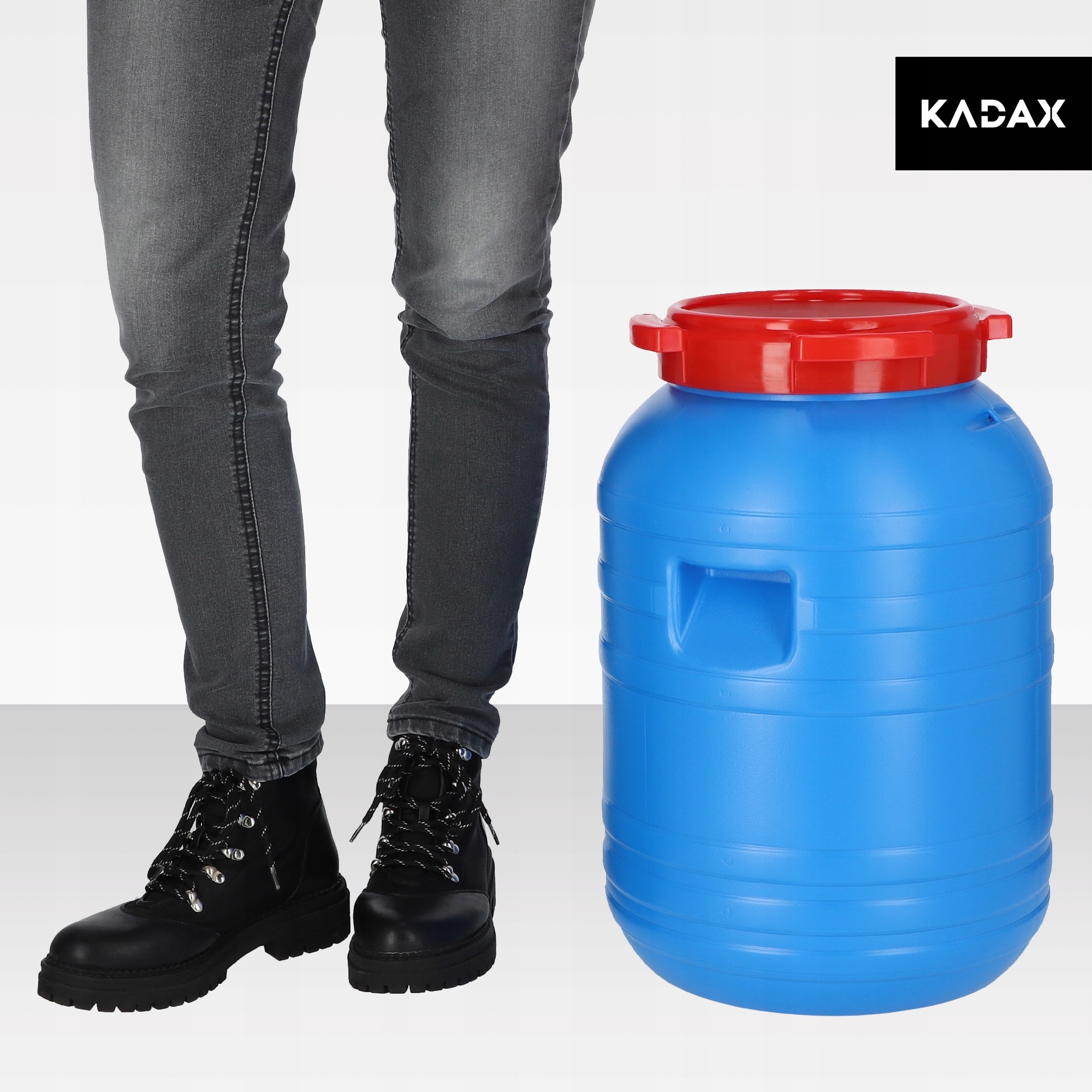 Butoi, Kadax, Plastic, 30l, Albastru - eMAG.ro