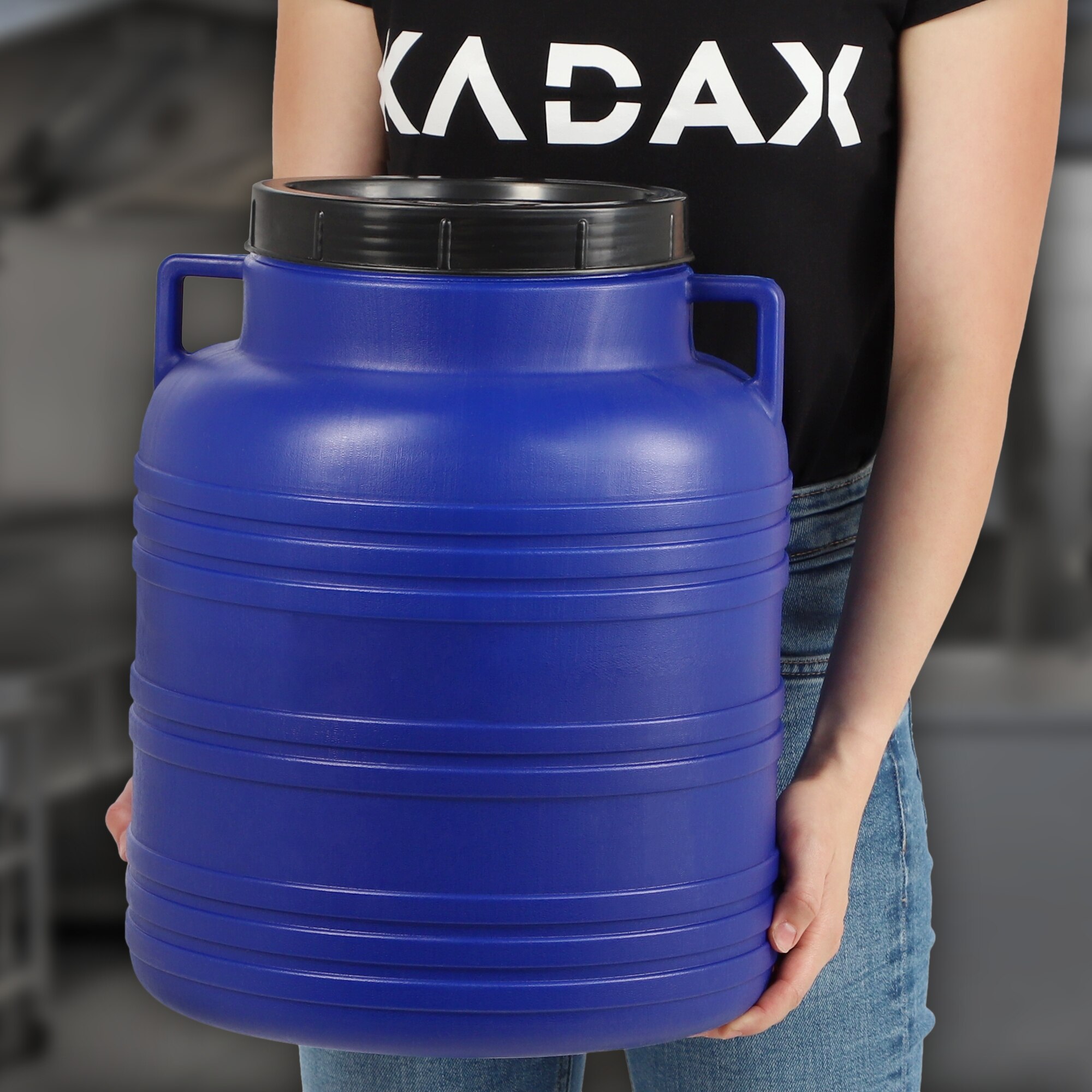 Butoi, Kadax,Plastic, 30l, Albastru - eMAG.ro