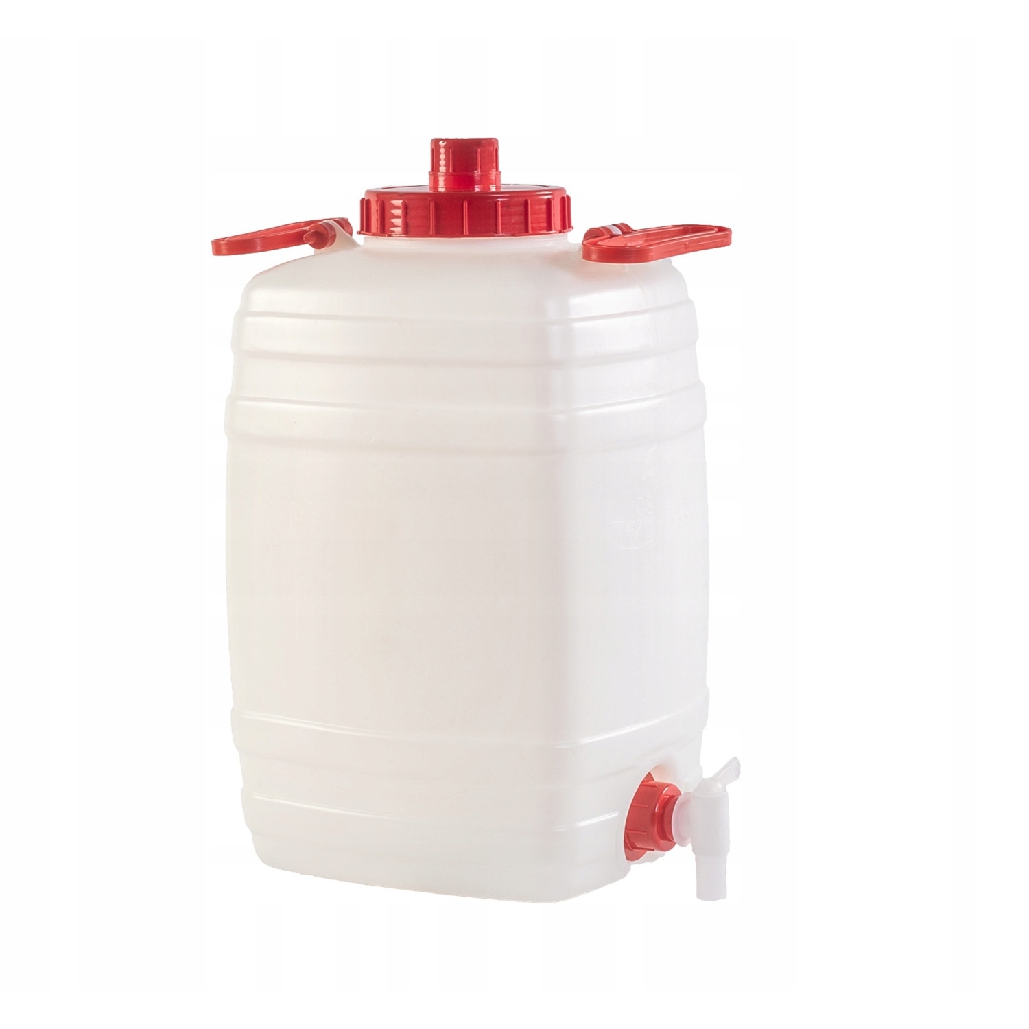 Butoi apa, Kadax, Plastic, 20 L, Rosu/Alb - eMAG.ro