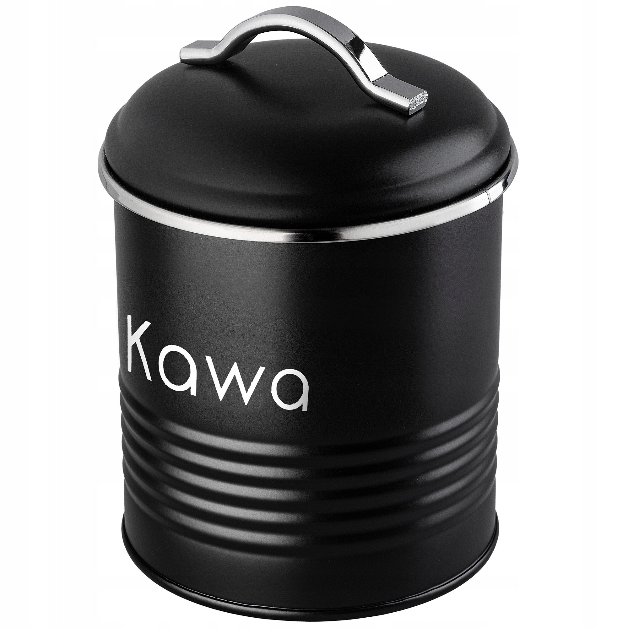 Recipient rotund pentru cafea, KADAX, Negru - eMAG.ro