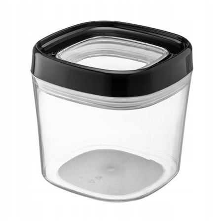 KADAX Duna recipient patrat 600 ml, negru - eMAG.ro