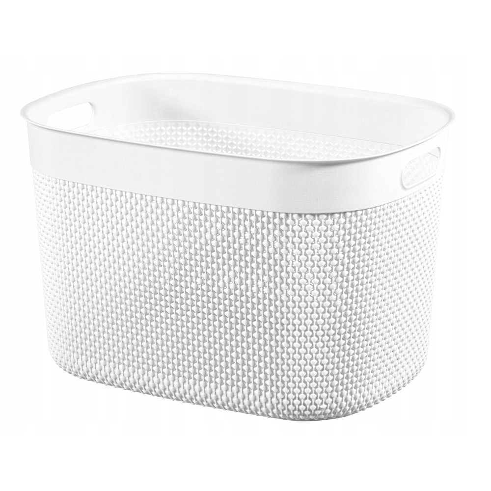 Cos de depozitare, Curver, Plastic, Alb, 30l - eMAG.ro