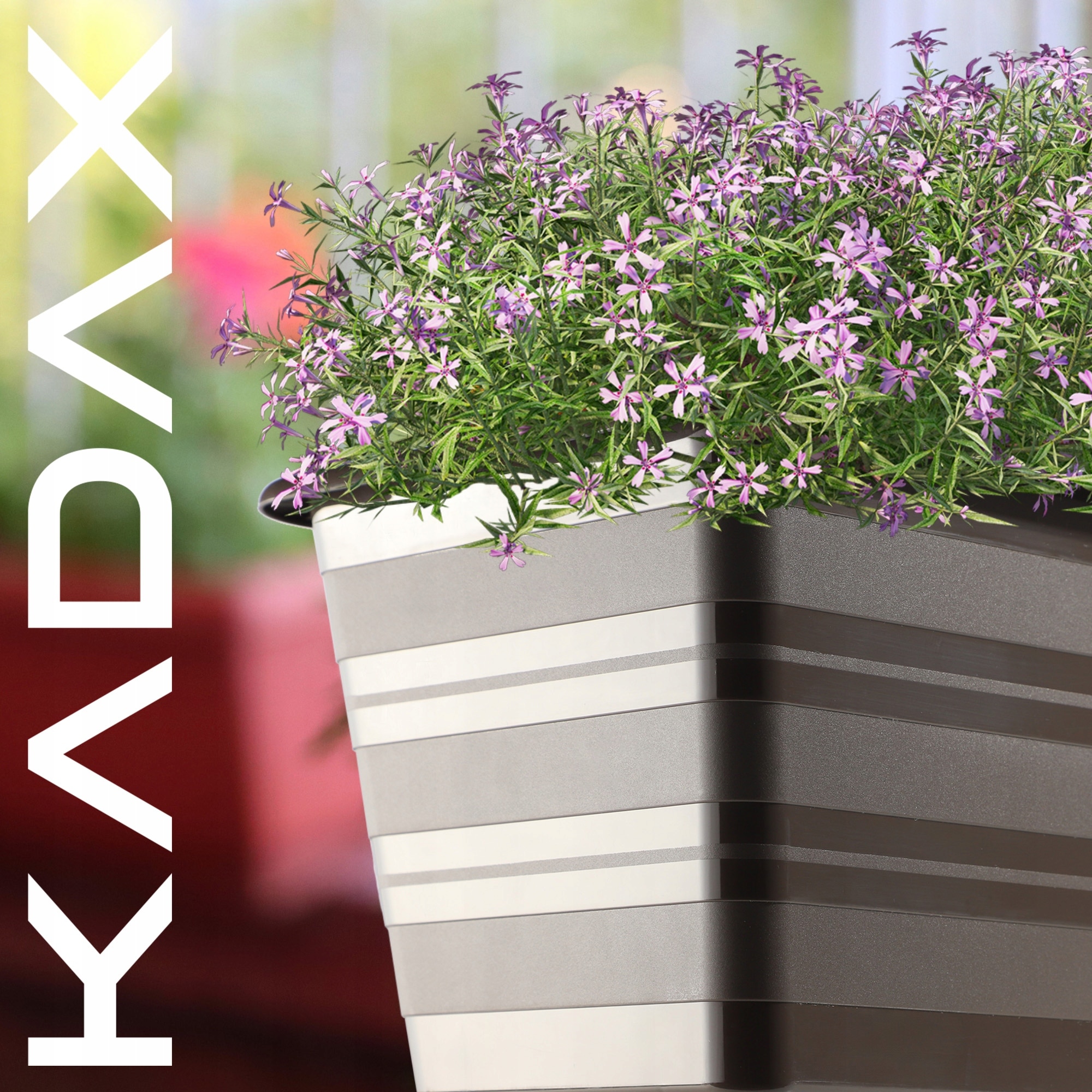 Ghiveci balcon, KADAX, 60 cm, Maro - eMAG.ro