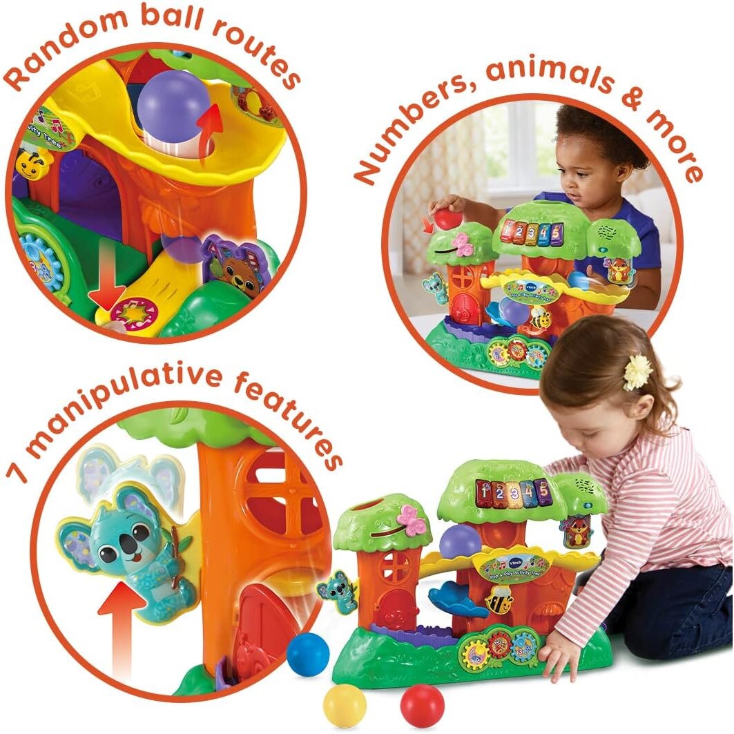 Jucarie interactiva, Vtech, Pop & Play Activity Tree, 12.3 x 43.5 x 31 ... Jucarie interactiva, Vtech, Pop & Play Activity Tree, 12.3 x 43.5 x 31 ...