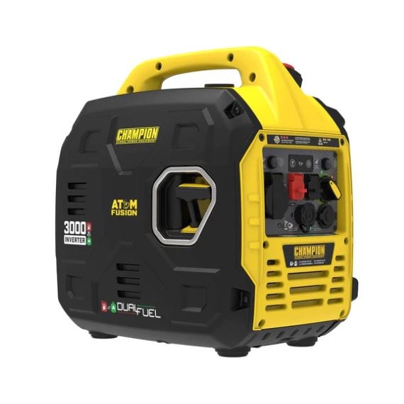 Инверторен генератор Champion "The Fusion Atom", 3000 W, Dual Fuel 4 ...