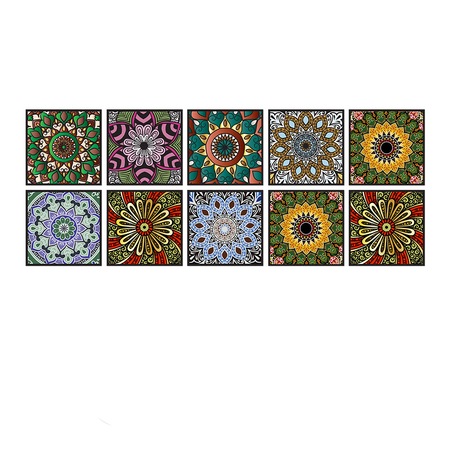 Autocolant perete, Impermabil, PVC, Multicolor - eMAG.ro