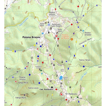 Harta turistica Postavaru-Poiana Brasov - eMAG.ro