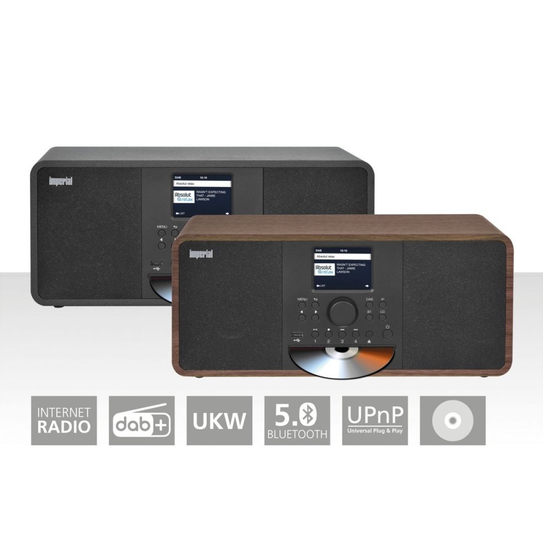 Imperial DABMAN i205 Hybrid Internet Radio Barna, IMP-22-233-00, Hi-fi ...