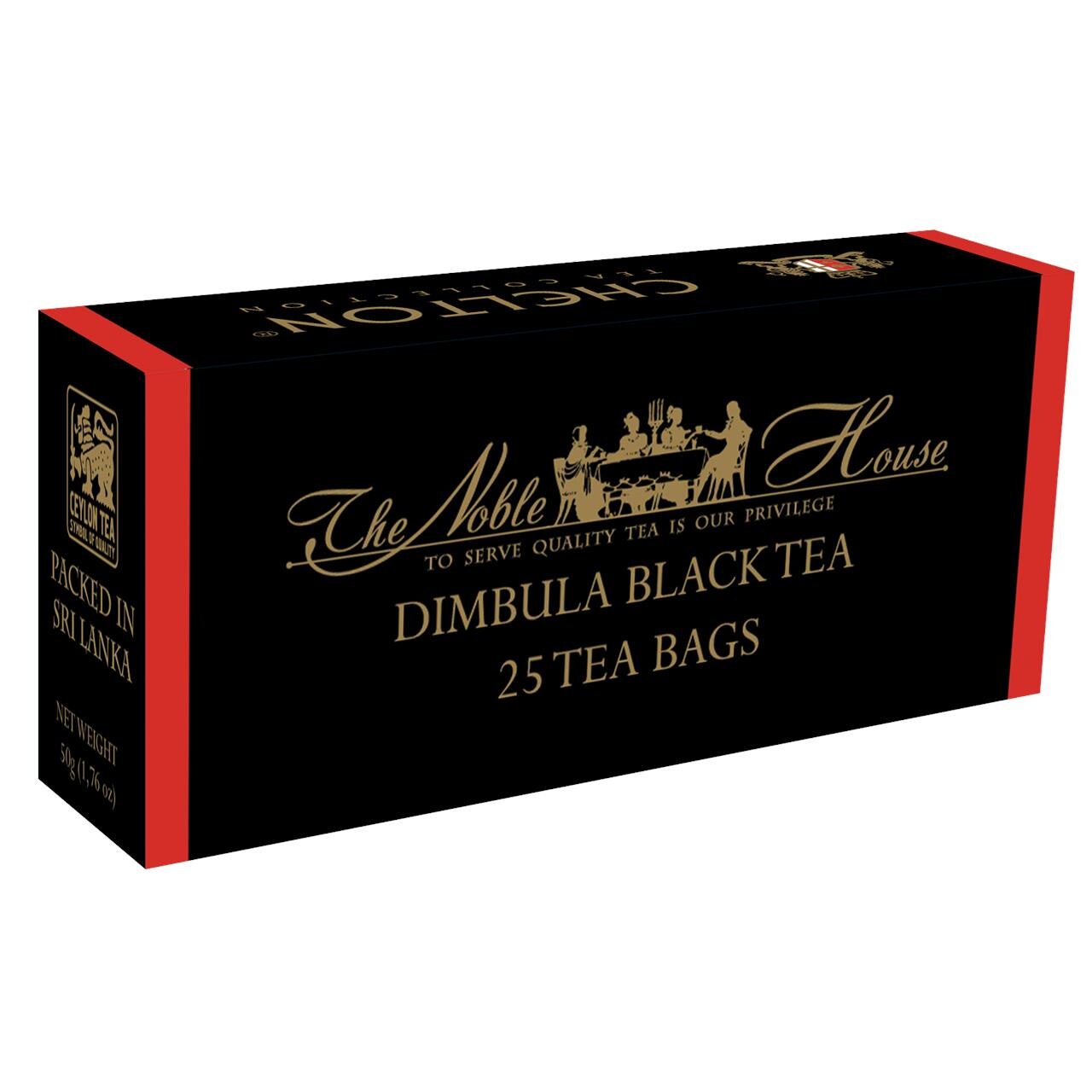 Ceai negru Chelton Noble House Dimbula Black Tea, 25 plicuri x 2 g ...