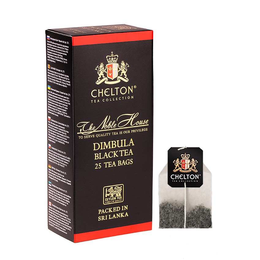 Ceai negru Chelton Noble House Dimbula Black Tea, 25 plicuri x 2 g ...