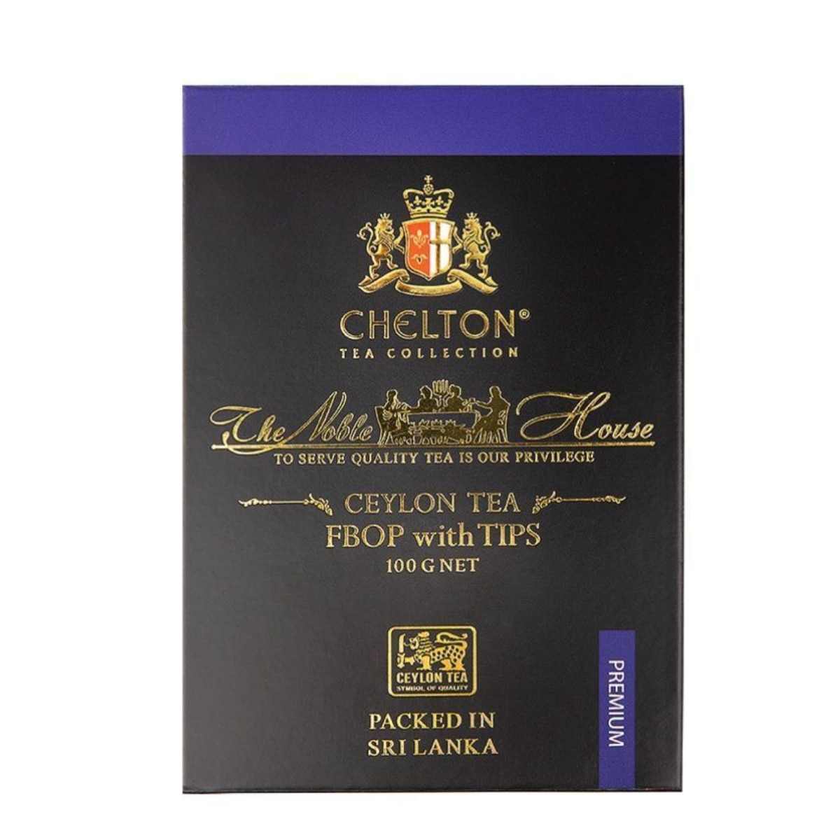 Ceai negru Chelton Noble House FBOP With Tips, cu frunze mari, 100 g ...