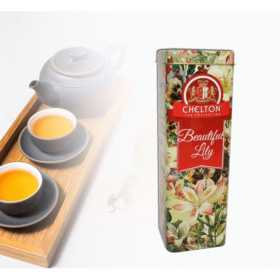 Черен чай Chelton Beautiful Lily, метална кутия, 80 гр - eMAG.bg