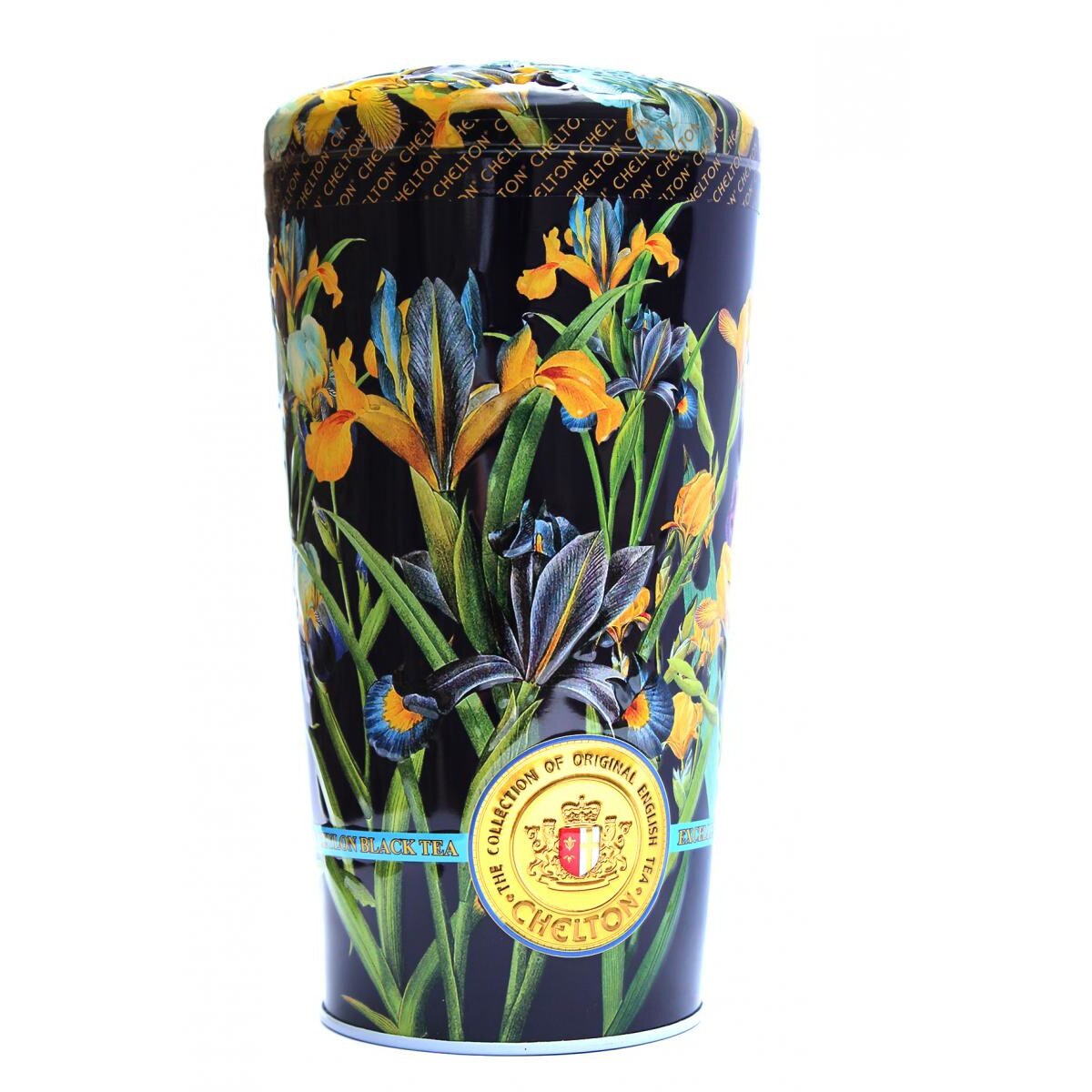 Ceai negru Chelton in Vaza metalica cu Irisi, coacaze negre si ananas ...