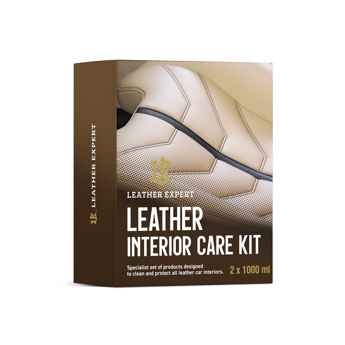 Kit de ingrijire piele auto, Leather Expert, Interior Care Kit, 2 X ...