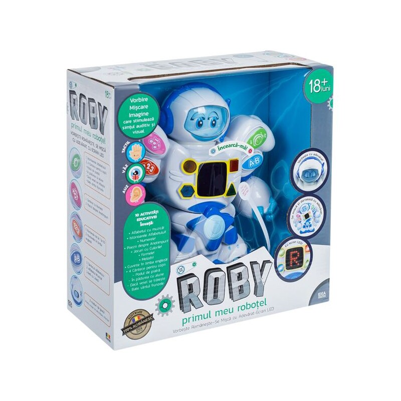 Robotel educativ, se misca si vorbeste Romaneste, ATU-080549 - eMAG.ro