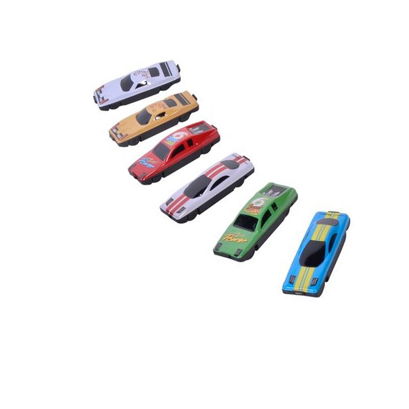 Set 6 masinute de curse, scara 1:64, Metal, ATU-084502 - eMAG.ro