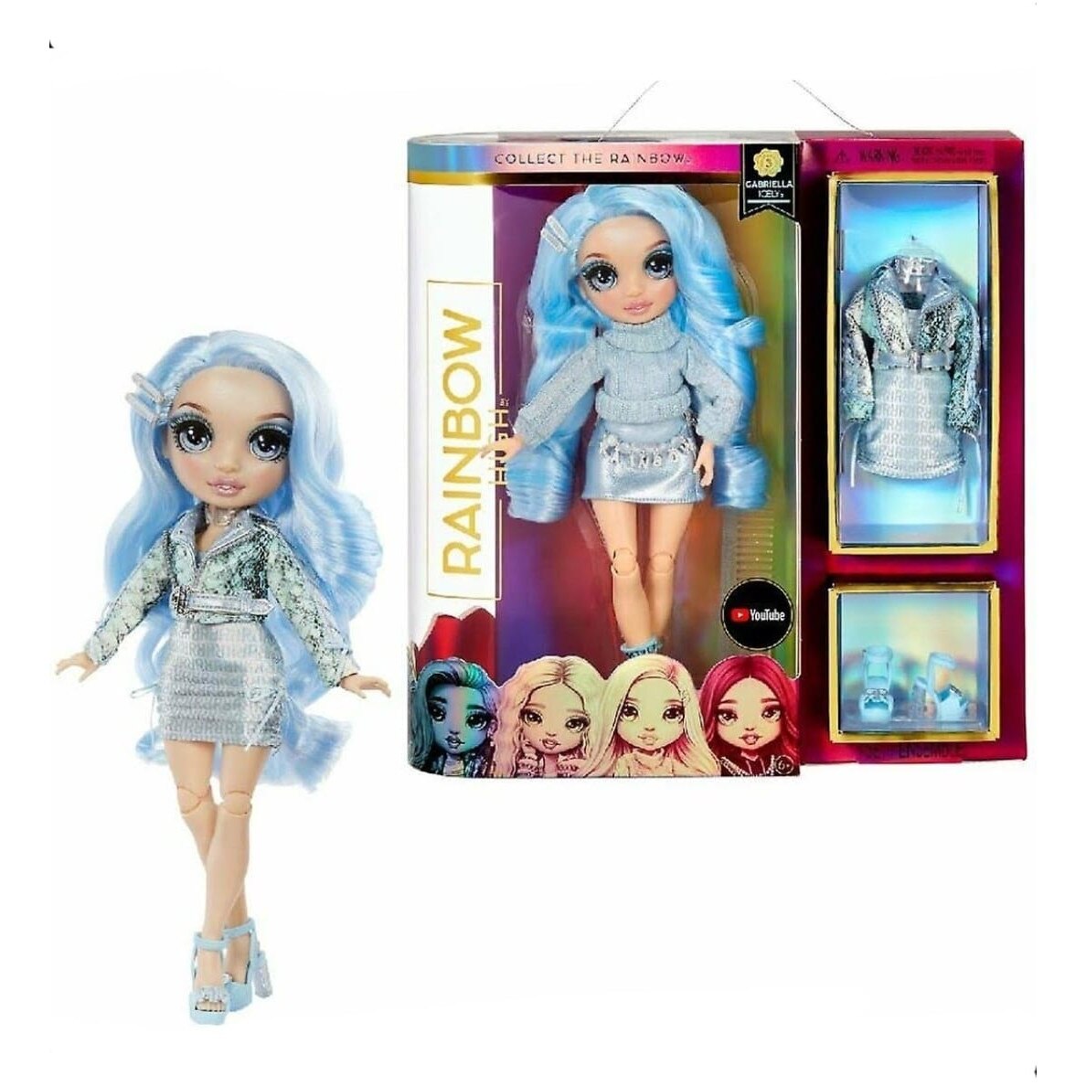 Papusa Rainbow High, S3 Gabriella Icely, 28 cm - eMAG.ro