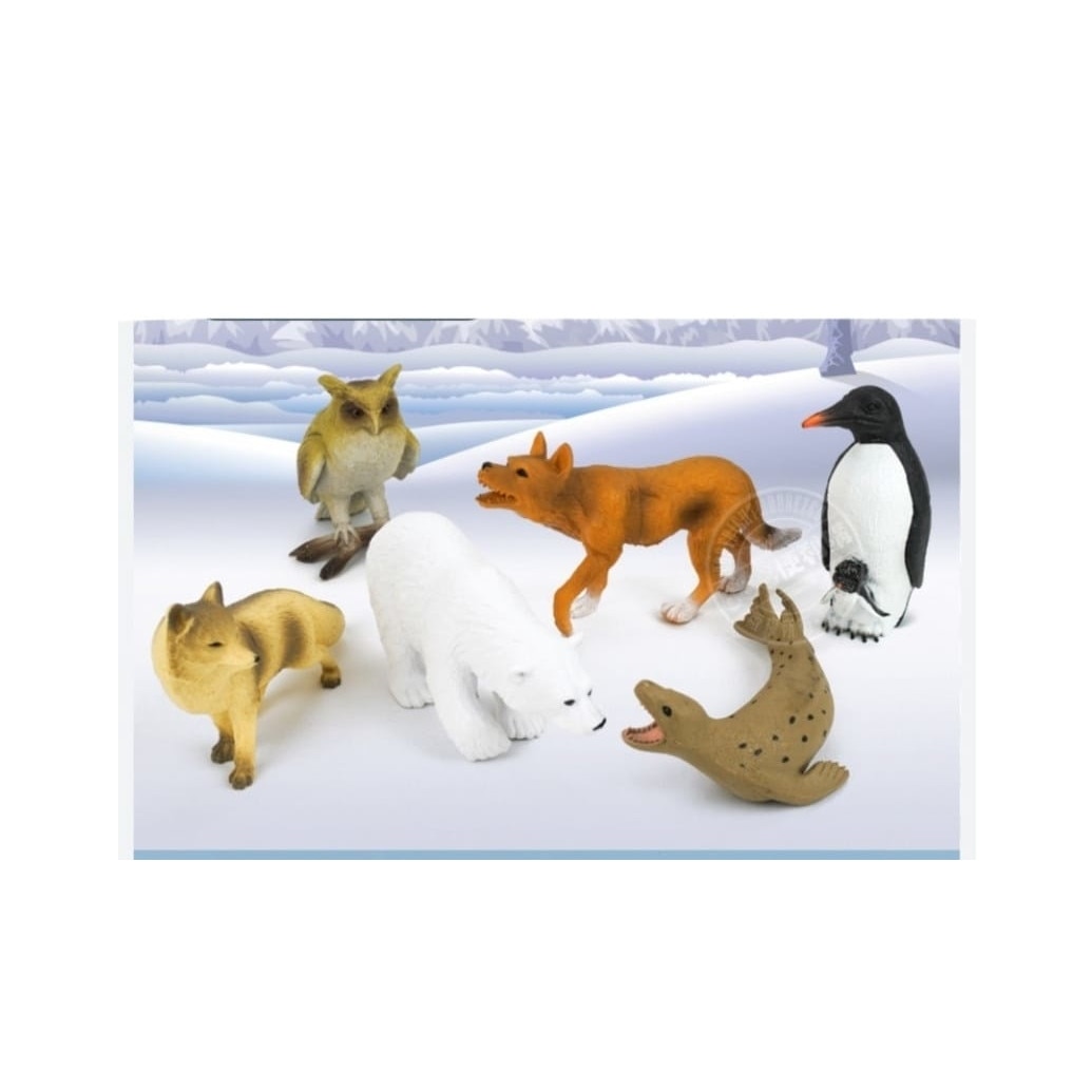 Set 6 figurine Animale, Fauna The Worlds, multicolor, 9 cm - eMAG.ro